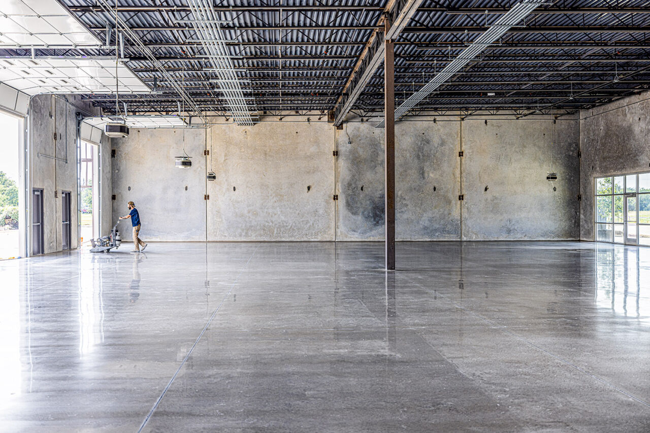 Project Highlight: Polished Concrete Flex Space in Austin, Texas